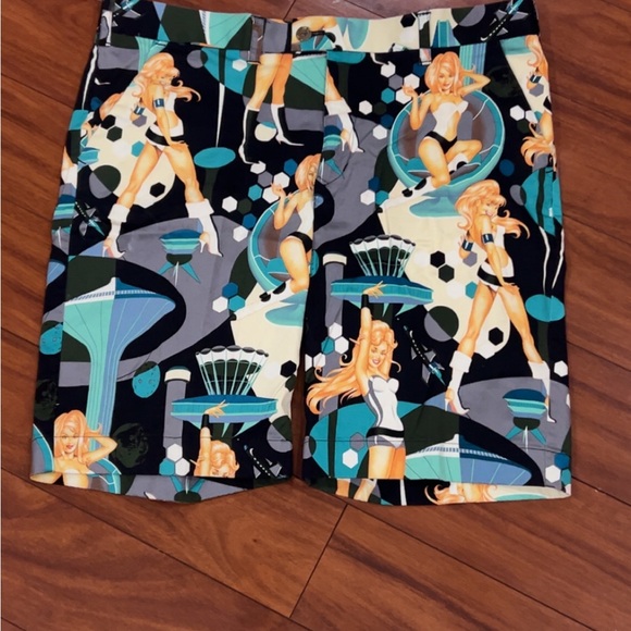Loudmouth | Shorts | Loudmouth Black And Blue Vibrant Design | Poshmark